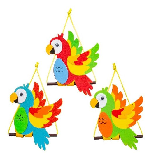 Hanging Tropical Parrot Craft Kit – Alphabeta Language Resources